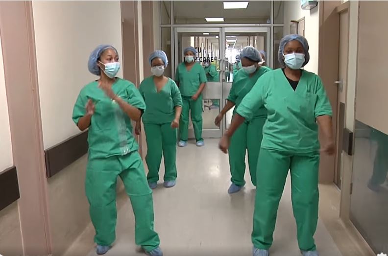Watch: Nurses dancing to the beat as they continue fighting COVID-19 ...